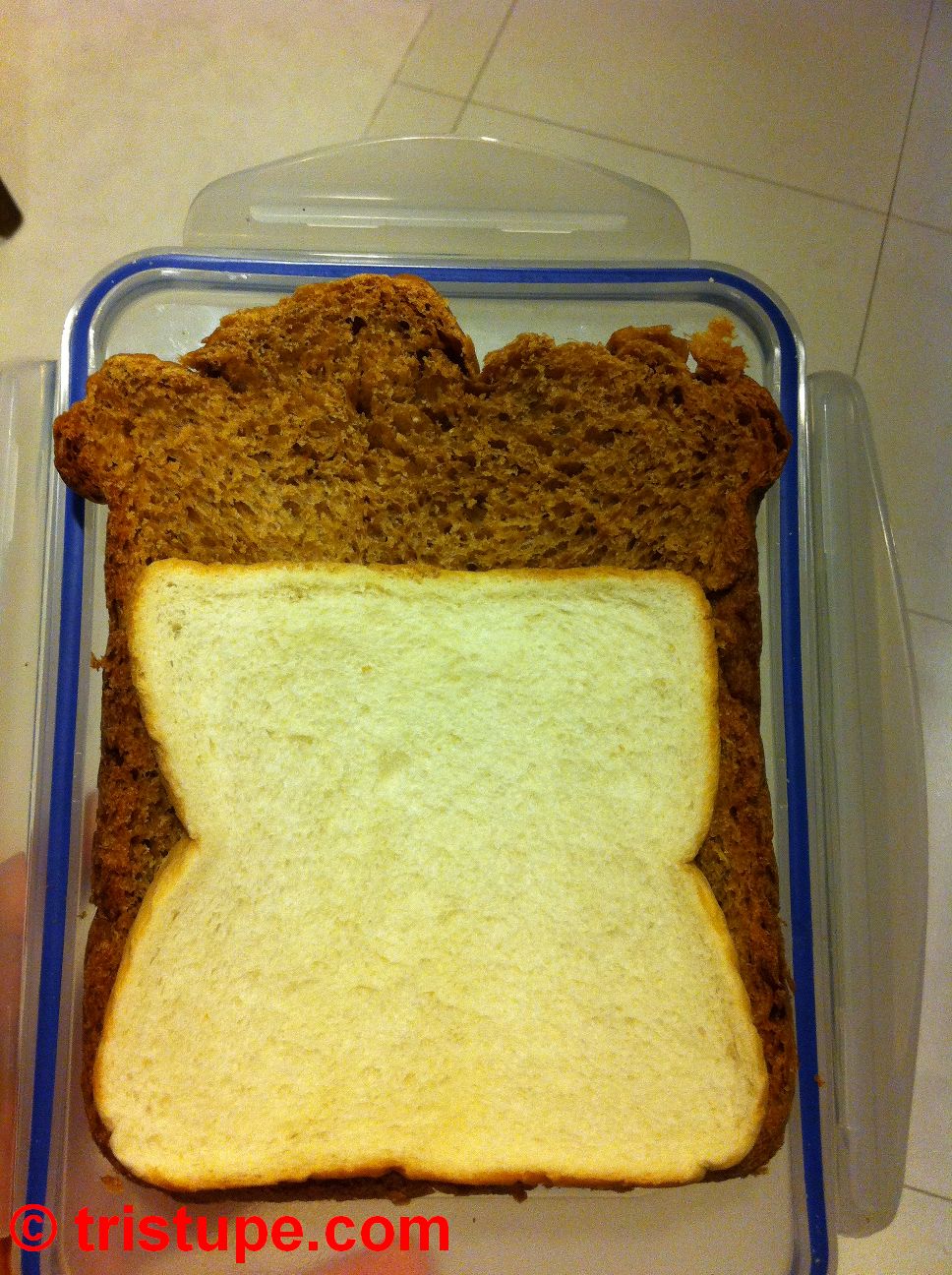 Simple Milk Bread With Mollasses and Chia Seed ~ TRISTUPE.COM