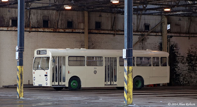 Blackpool Tram Blog: AEC Swift 554 at Rigby Road