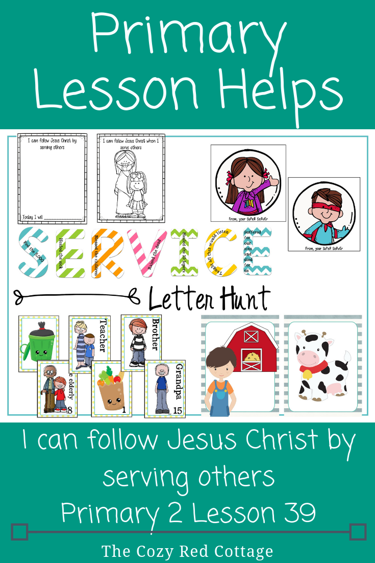 The Cozy Red Cottage: I can Follow Jesus Christ by Serving Others ...