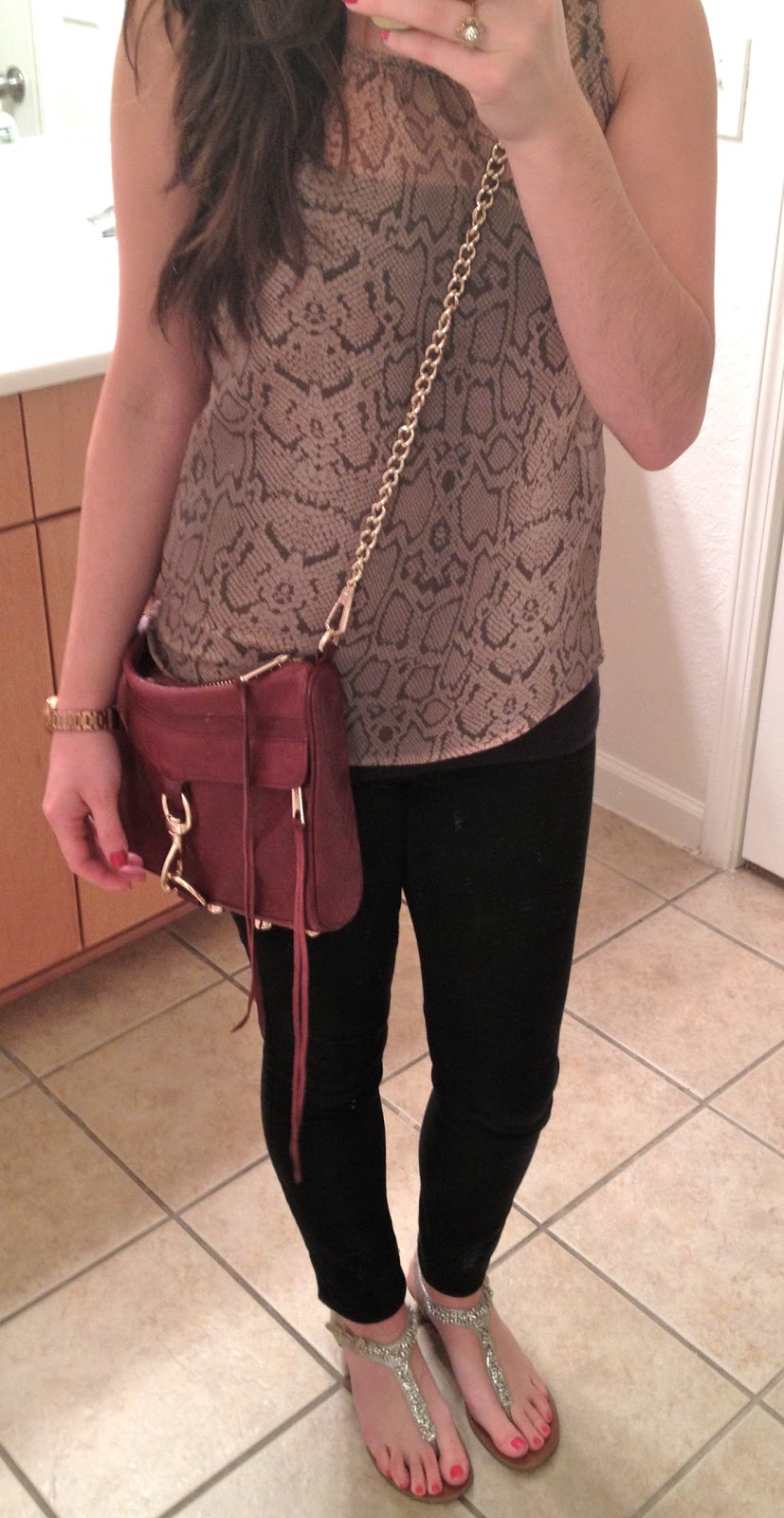 Simple Easy Style: Purple Snakeskin