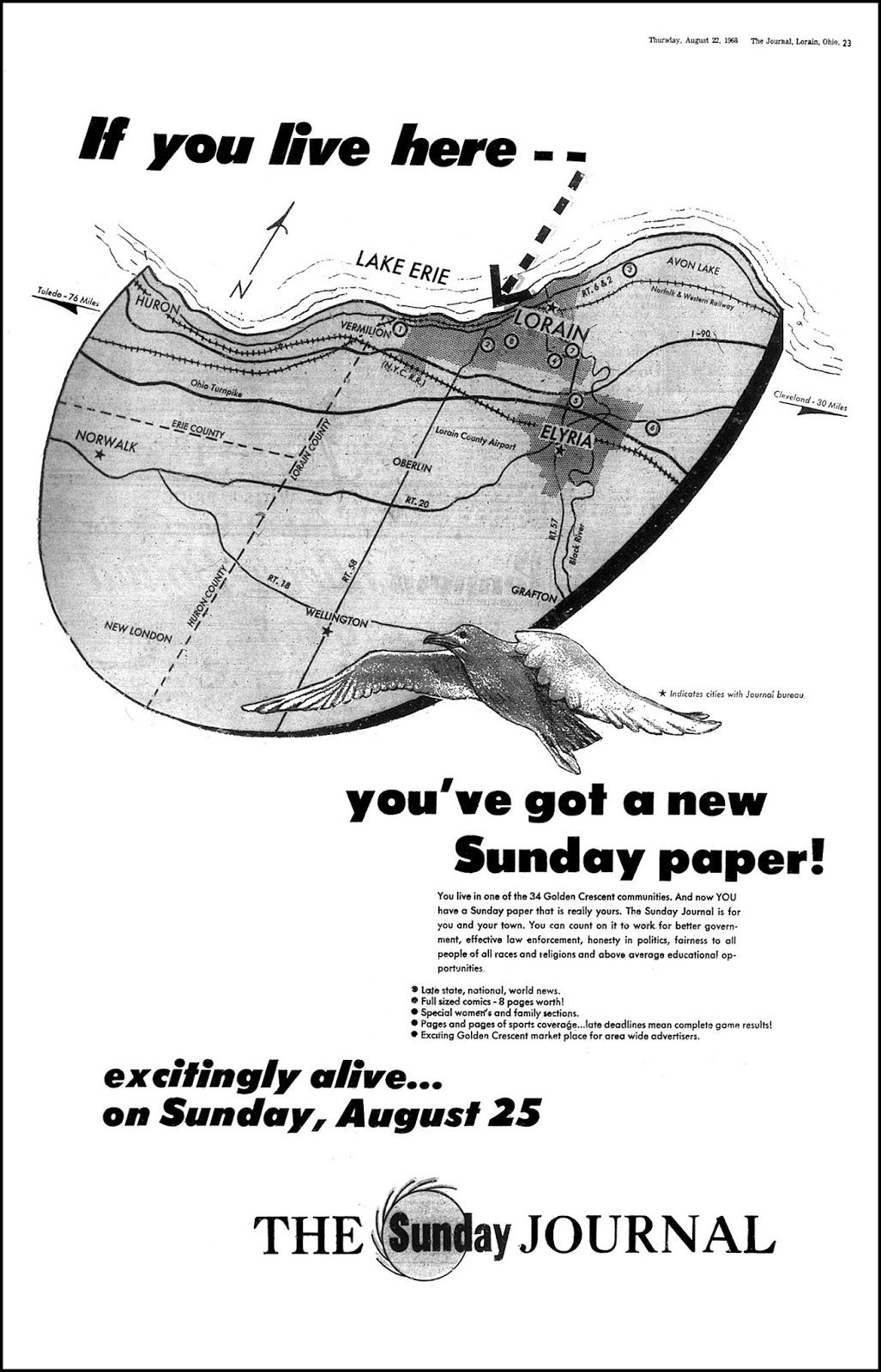 Brady's Bunch of Lorain County Nostalgia: Sunday Journal Arrives ...