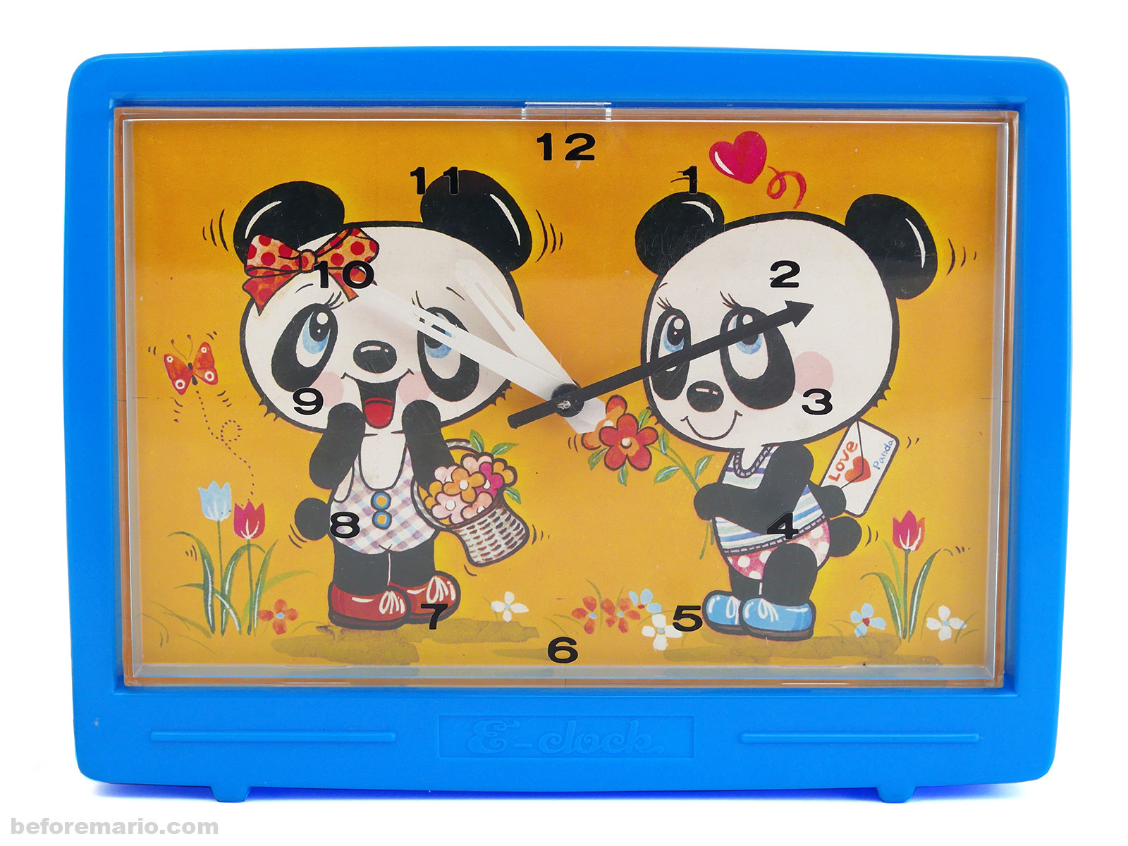 beforemario: Nintendo Panda E-clock (パンダ電気時計, 1972)