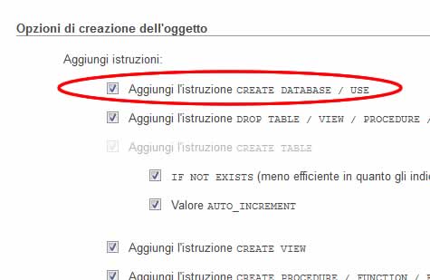 Come esportare un database con phpMyAdmin | Oggi è un altro post