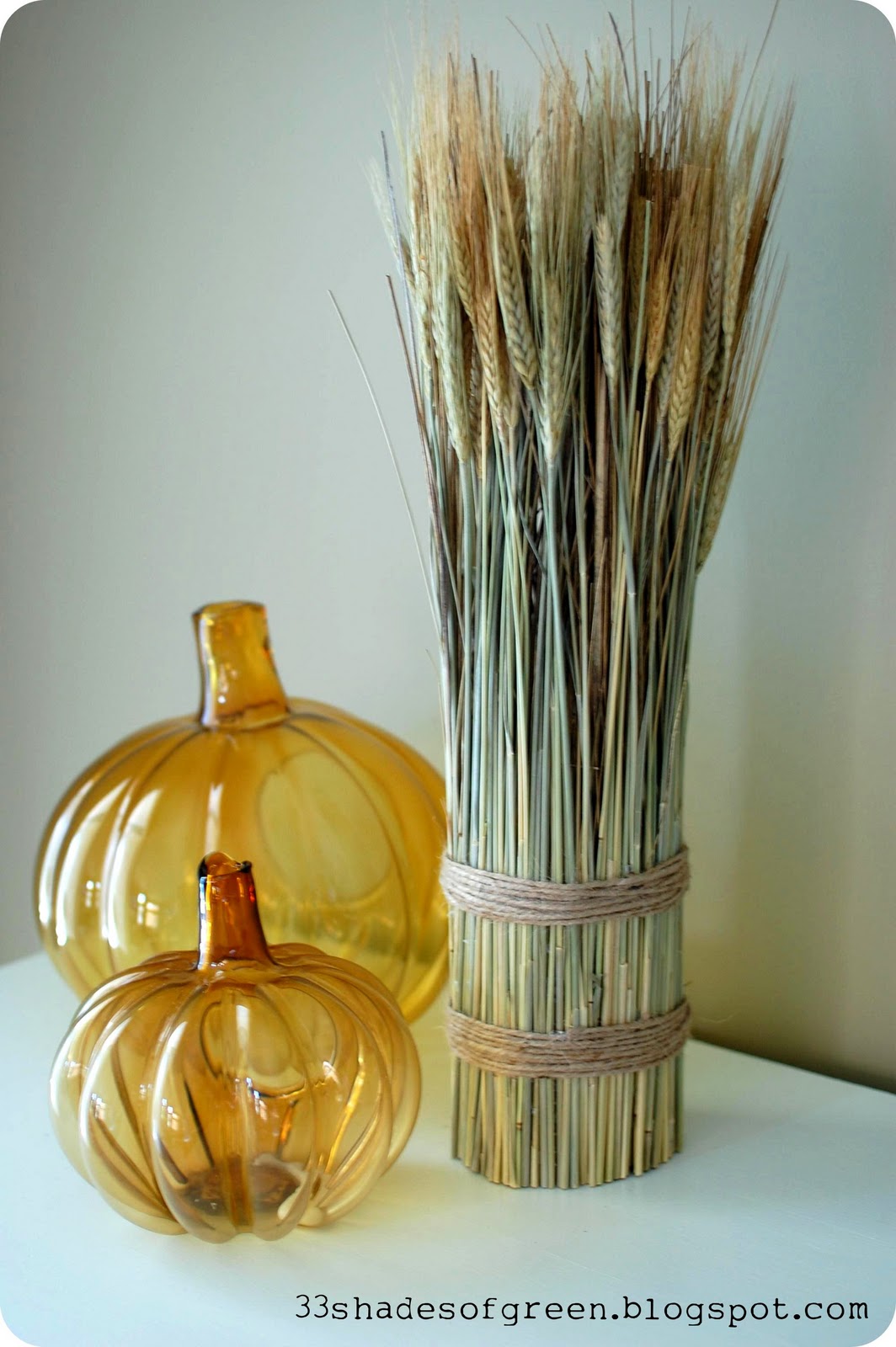 33 Shades of Green: Fall Craft: Wheat Bundle Tutorial