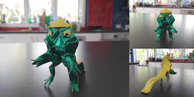 JoeOrigami: Origami Prince Frog