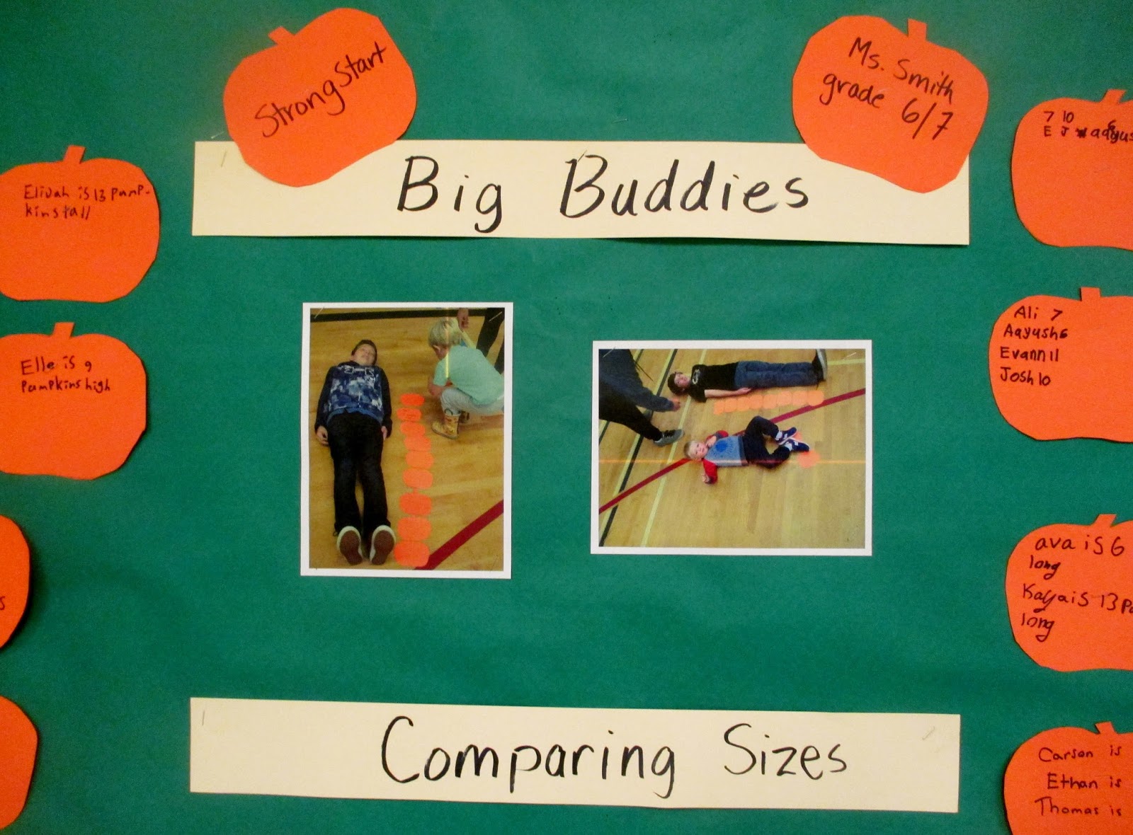 StrongStart: Comparing Sizes with Our Big Buddies