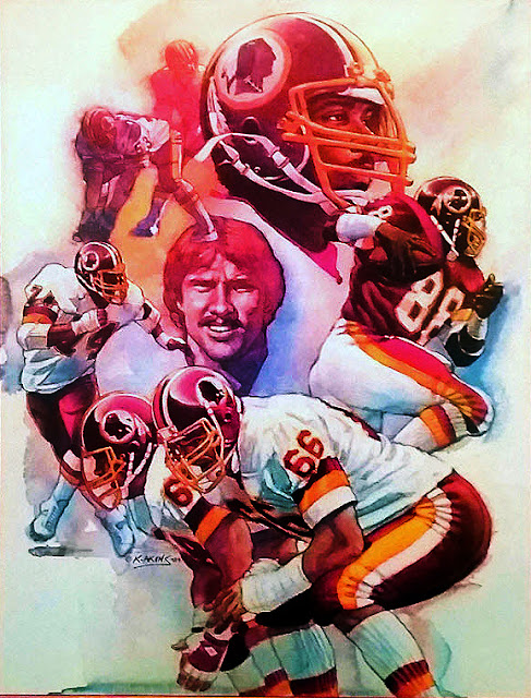 Pro Football Journal Presents: NFL Art: Washington Redskin Hogs by K ...