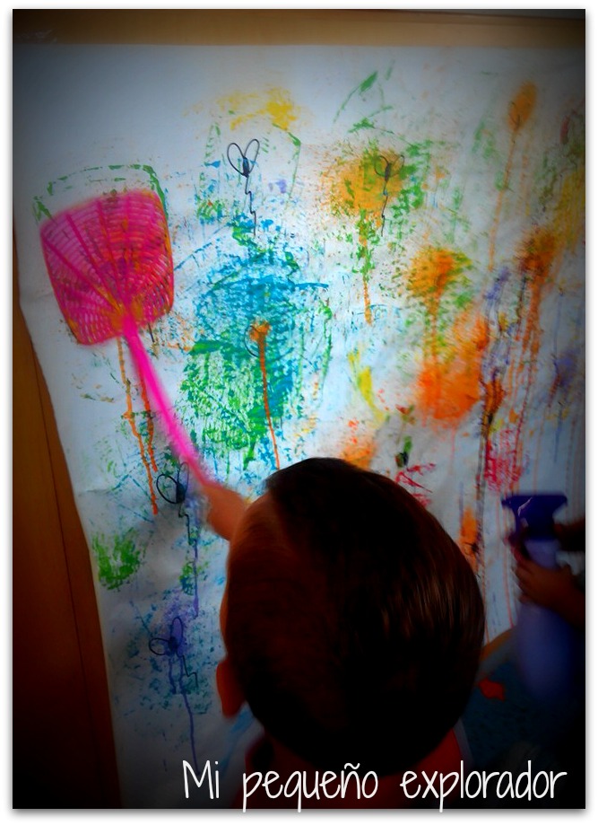 Pintamos con matamoscas