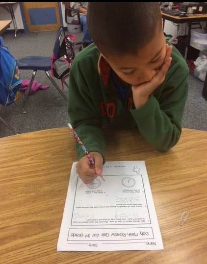 An Apple For The Teacher: Daily Math Review