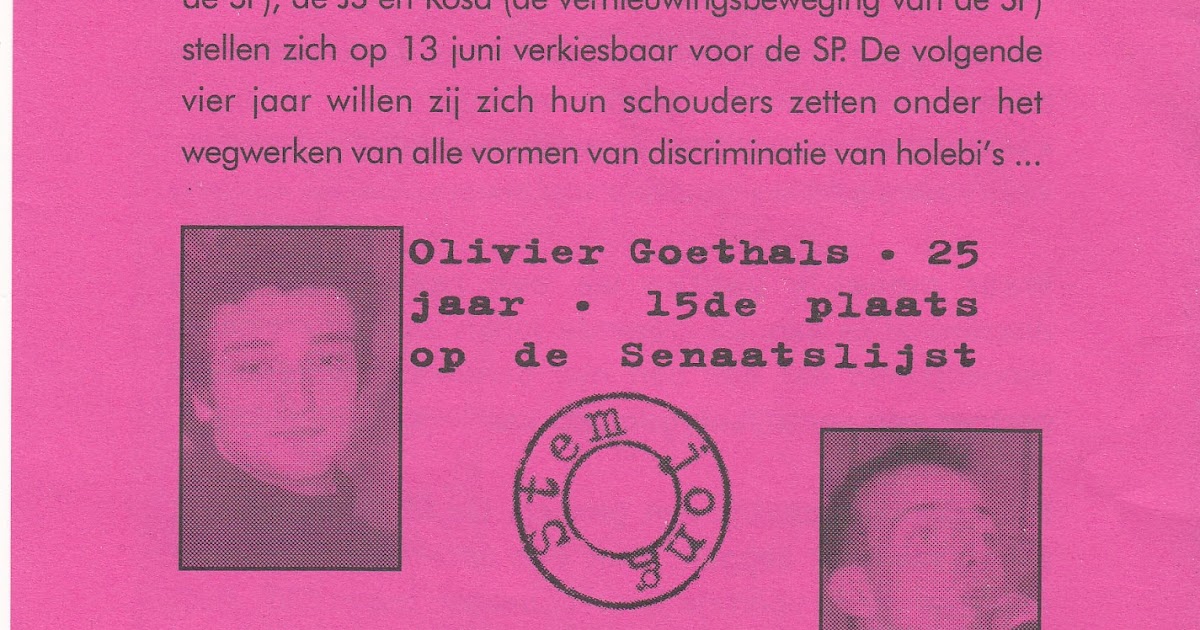 Tractothèque: Belgique 1999 - Olivier Goethals et Johan Vandenberghe ...