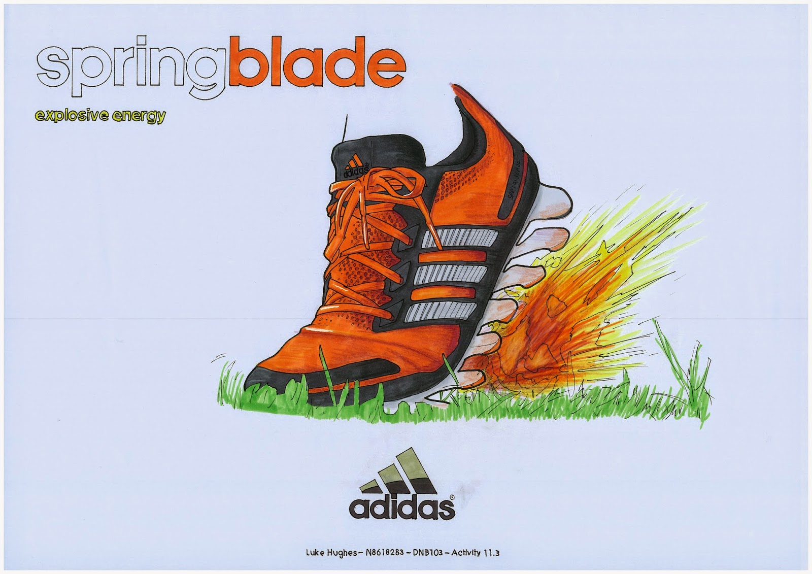 Luke Hughes Design: Adidas Brochure Design