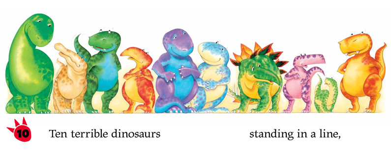 Paul Stickland Blog: Ten Terrible Dinosaurs