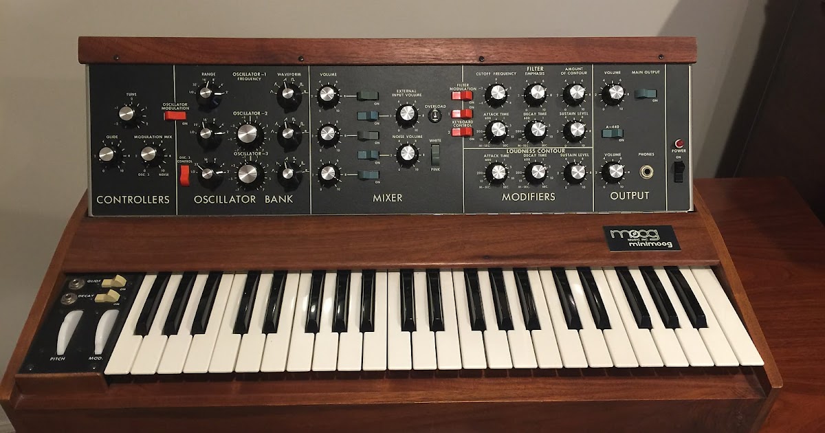 MATRIXSYNTH: Moog MiniMoog Model D 1970's