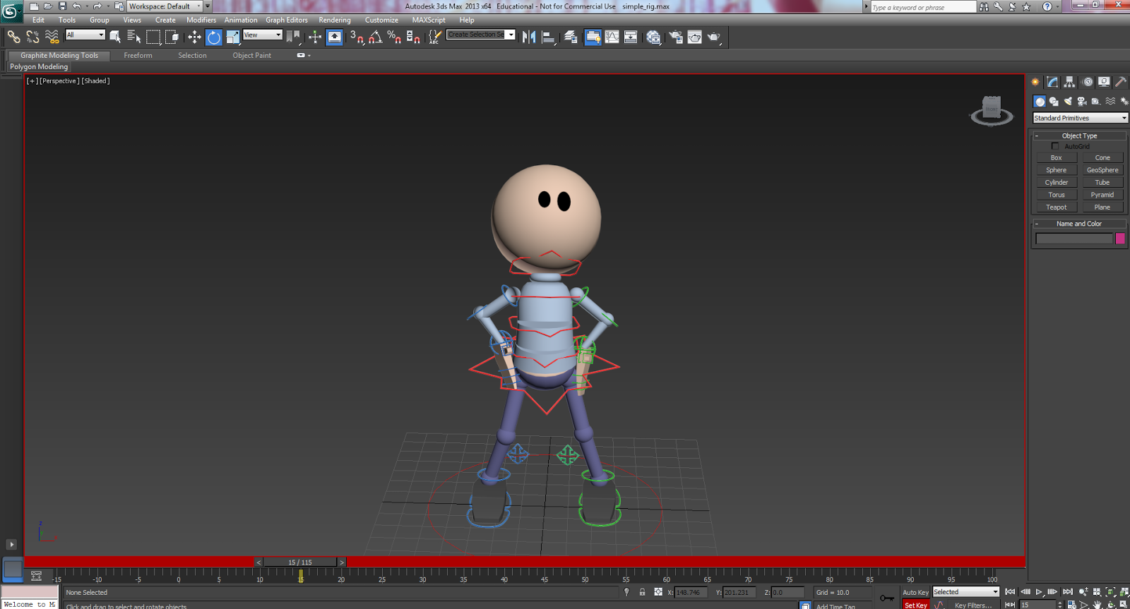 3D Animation For Games: Simple Rigging Poses