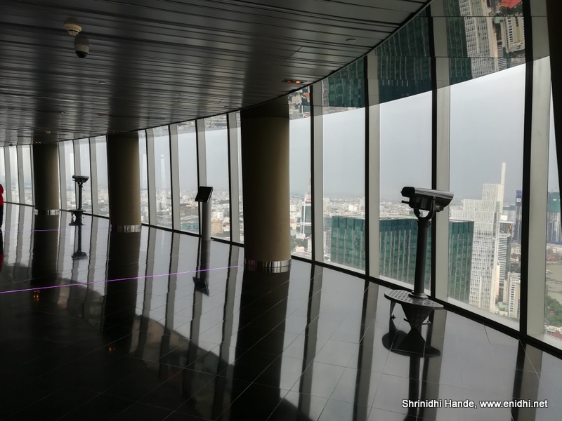 View of Ho Chi Minh City from Saigon Skydeck - eNidhi India Travel Blog