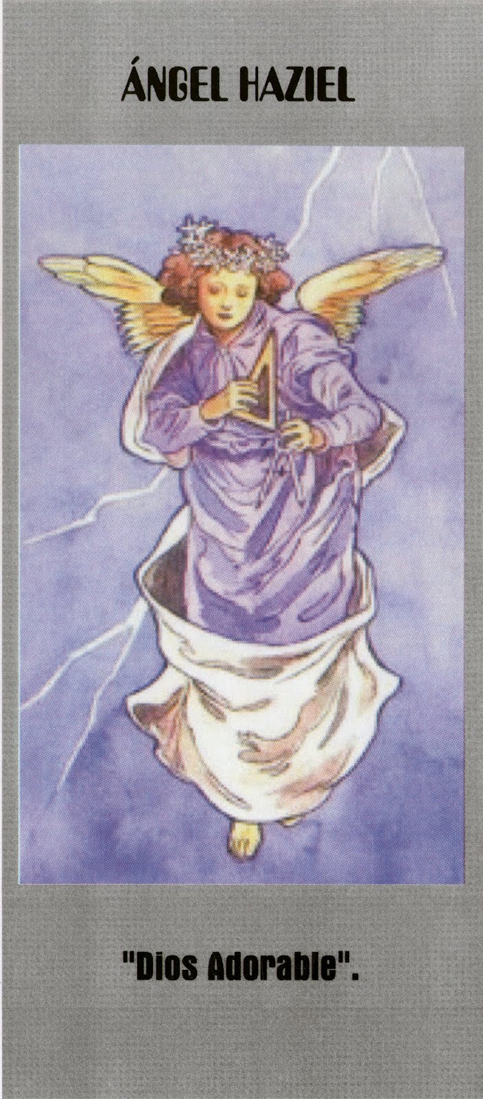 ESPIRITUALIDAD: Angel Guardián: Haziel