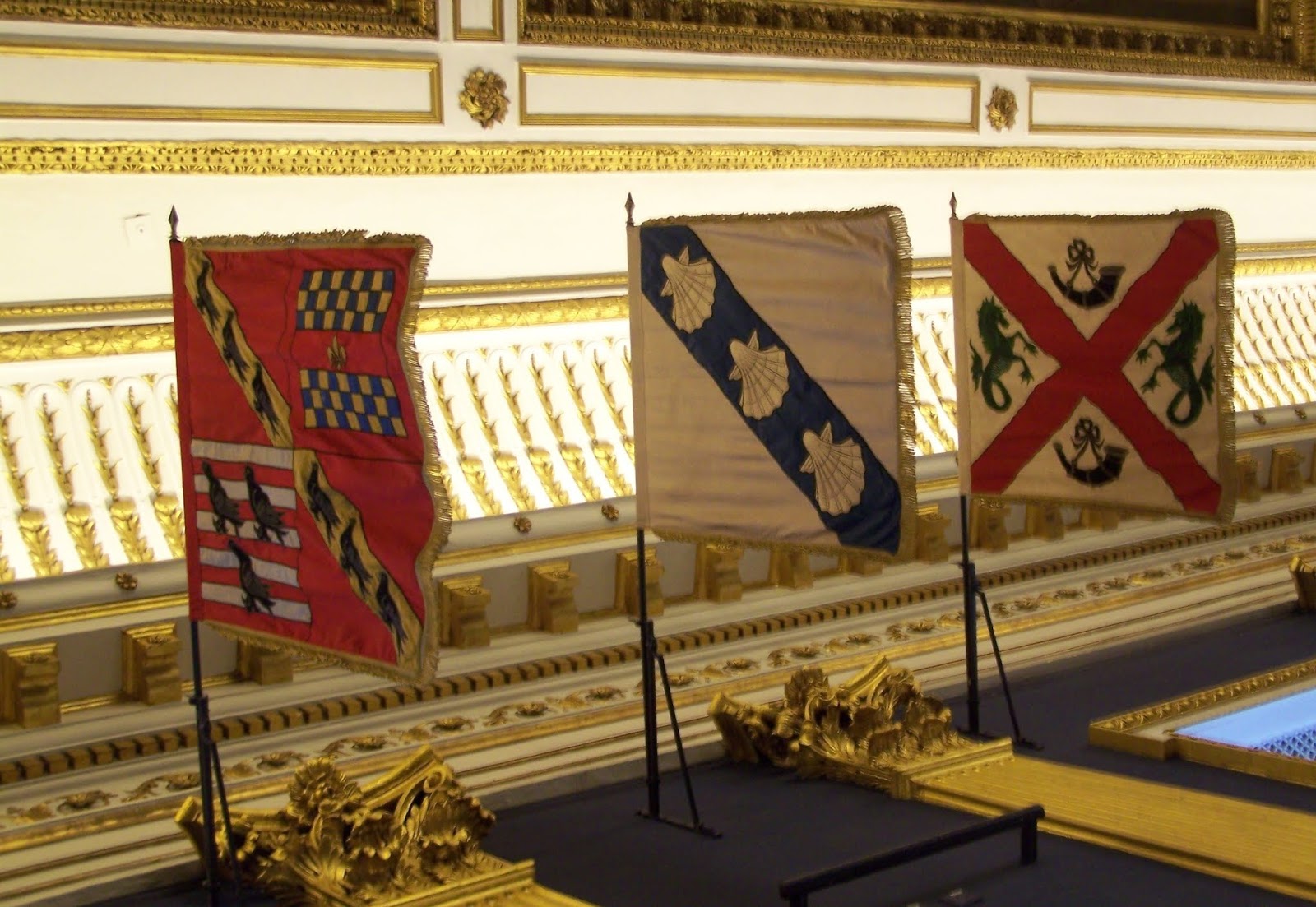 Irish Heraldry: Dublin Castle - Heraldry on the Banners in St Patrick's ...