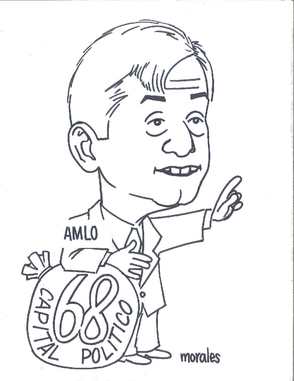 "AMLO 2018" caricatura: BORRON Y CUENTA NUEVA. (AMLO 2018)