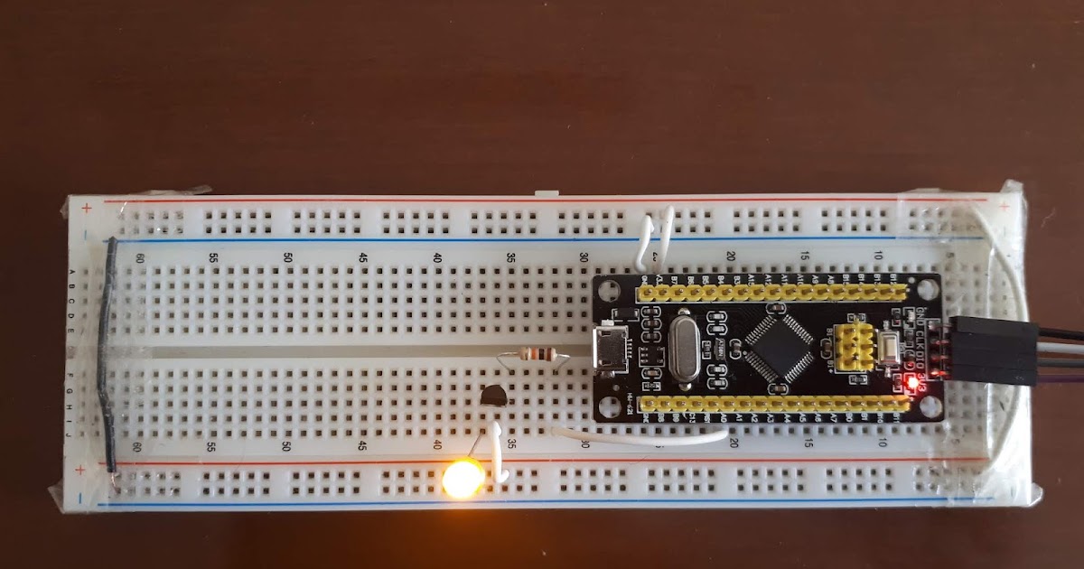 Blinking LED by STM32F103C8T6