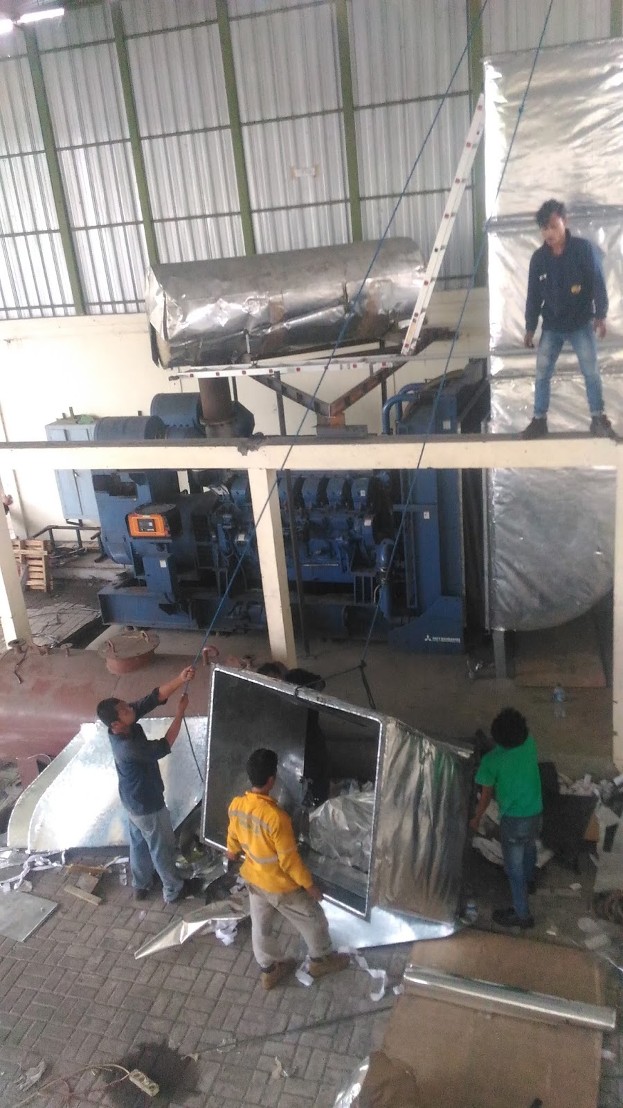 Jasa Instalasi Ducting Jogja,Solo: Pekerjaan Ducting Exhaust Radiator ...