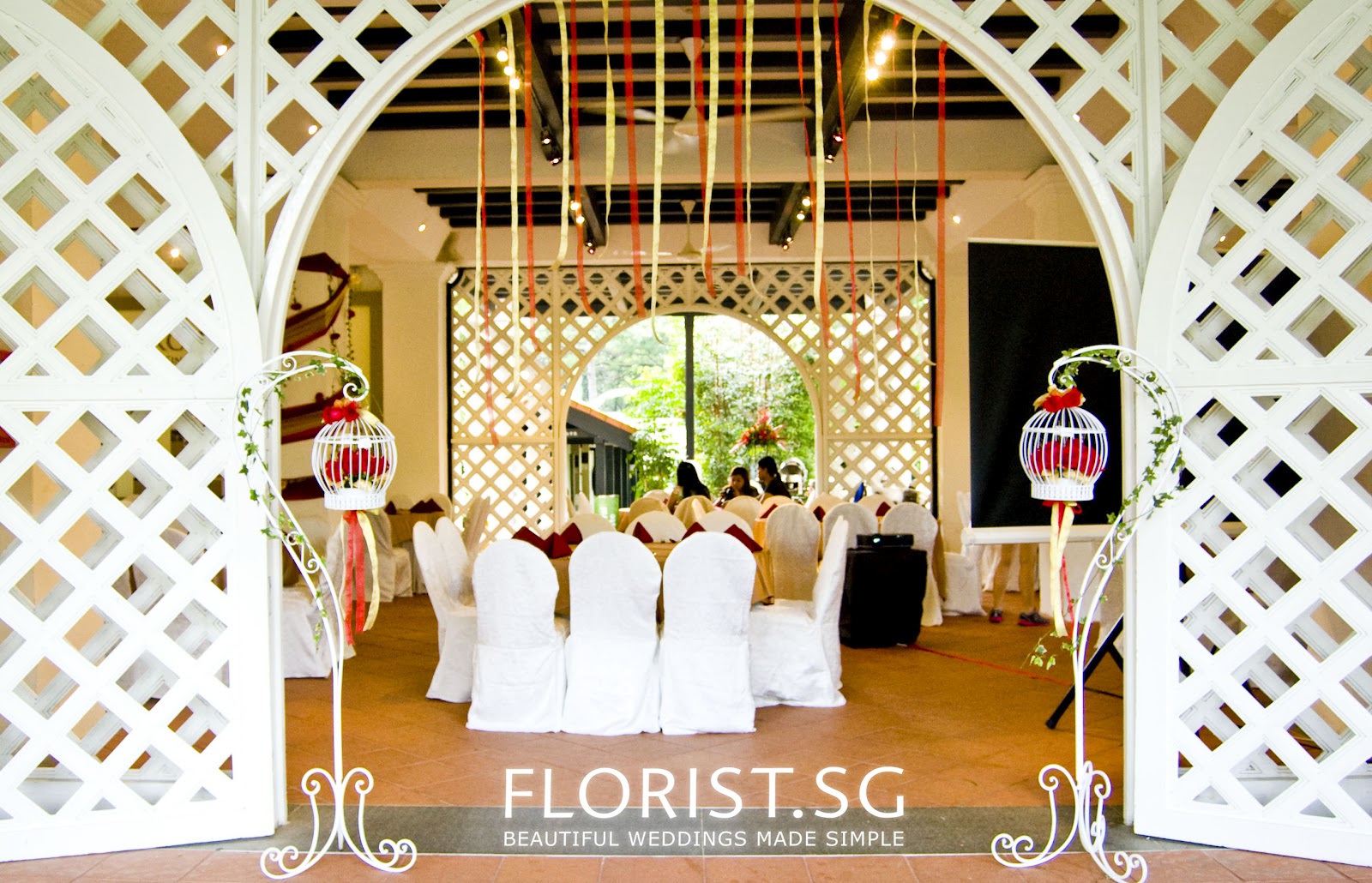 Singapore Wedding Florist: Burkill Hall At Singapore Botanic Gardens