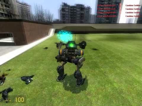 CJSgameplays: Mech Combine (addon) Garrys mod