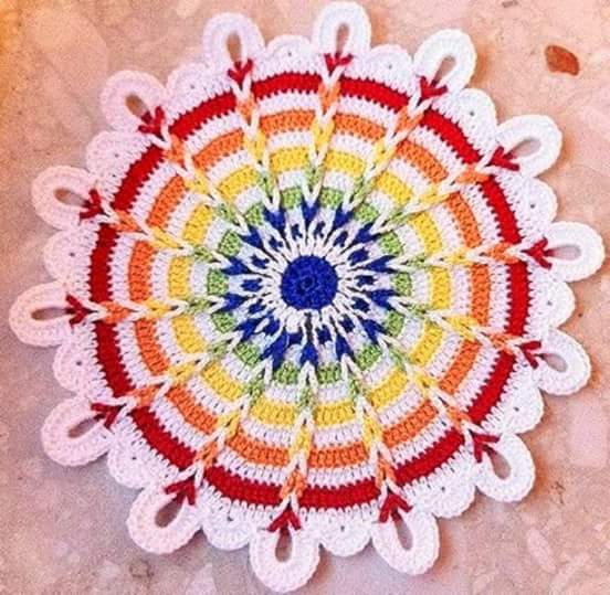 Ergahandmade: Crochet Mandala + Diagram + Free Pattern