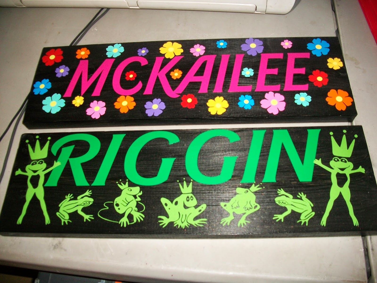 Creative Bling: Nameplate Wall Plaques