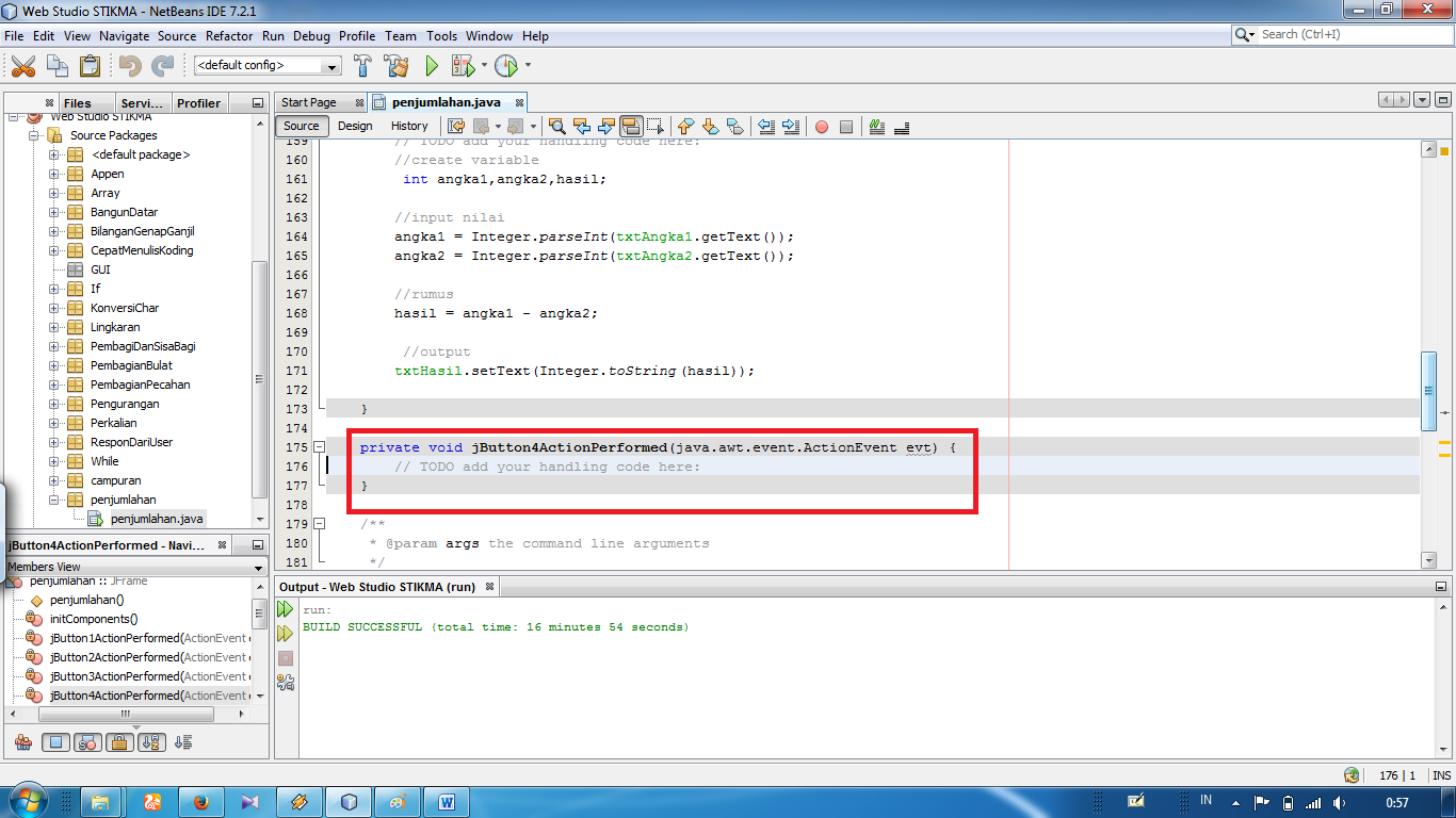 Contoh Program Perkalian Java Netbeans ~ Materi Java Pemula