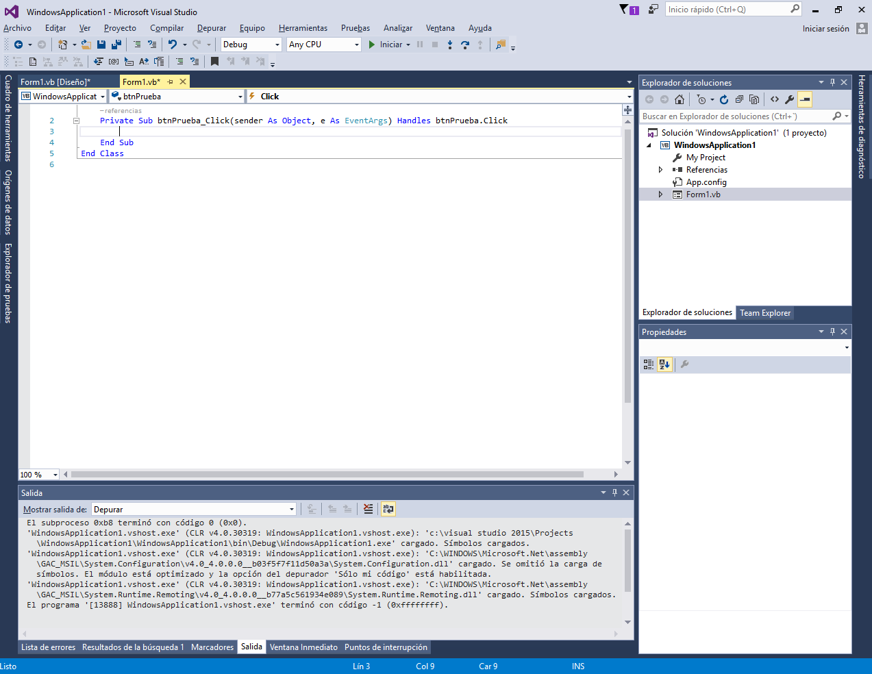Visual Basic .NET Facil: Introducción a Visual Studio 2015 (Parte II ...