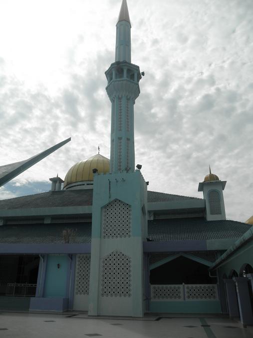 SENI LAMA MELAYU (MALAY OLDEN ART): Masjid jamek (Main mosque of) Tangkak