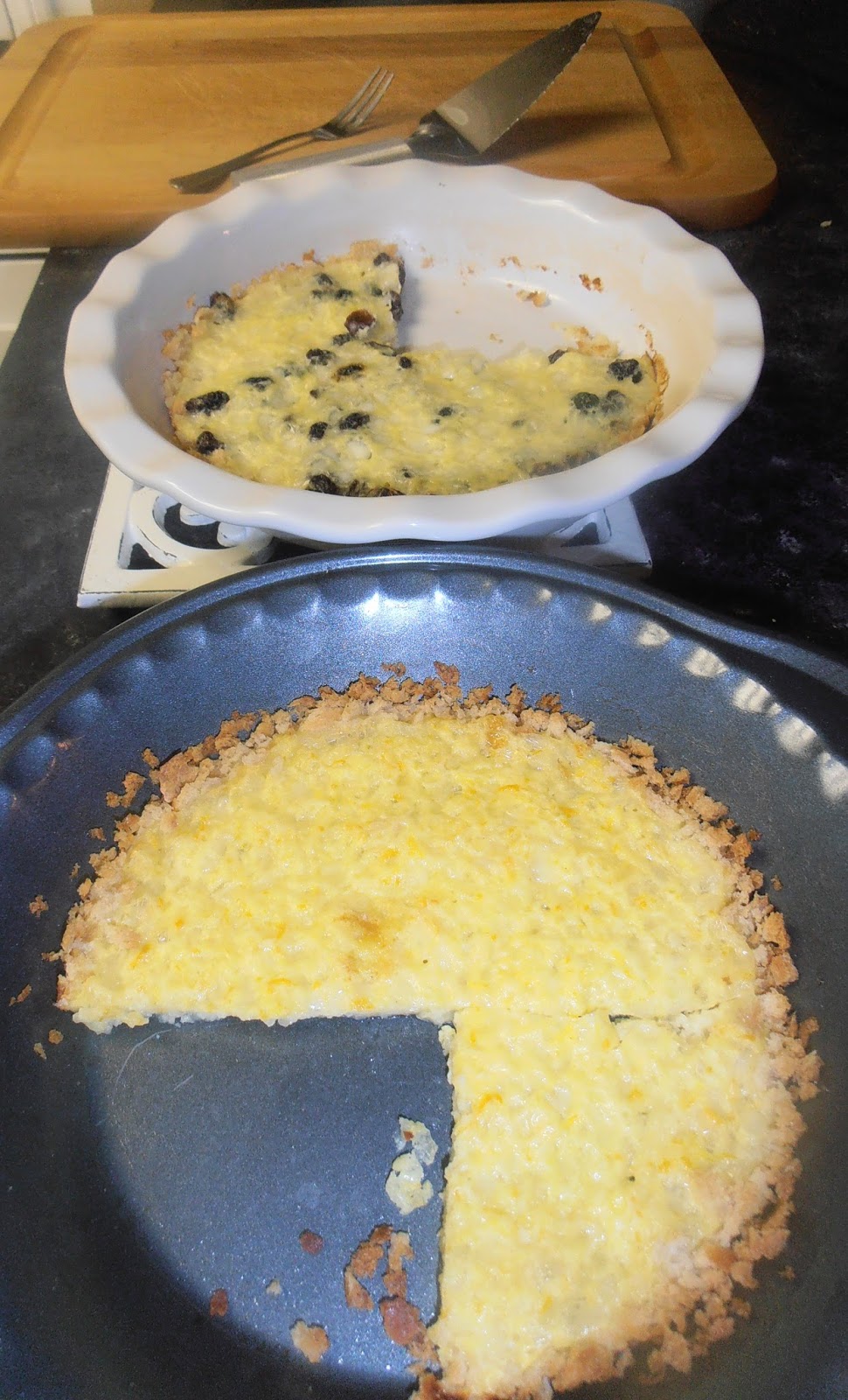 Goode Eates: Baked Cottage Cheese Pudding -- A Russian "Twofer"
