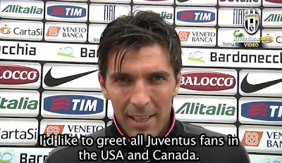 BUFFON: HELLO AMERICA!! (VIDEO) ~ ORGULLO BIANCONERO