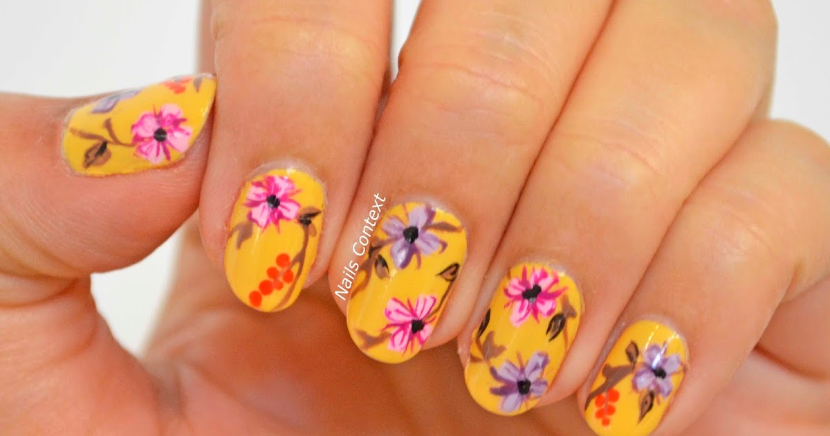 Nails Context: Live life in full bloom