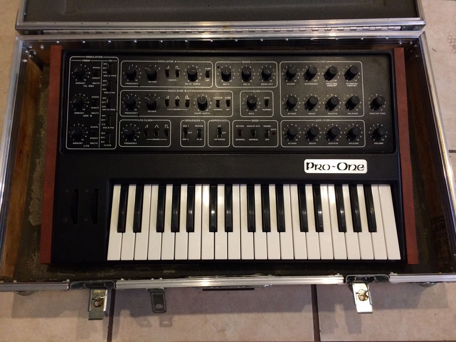 MATRIXSYNTH: Vintage Sequential Circuits PRO ONE Analog Synthesizer J ...