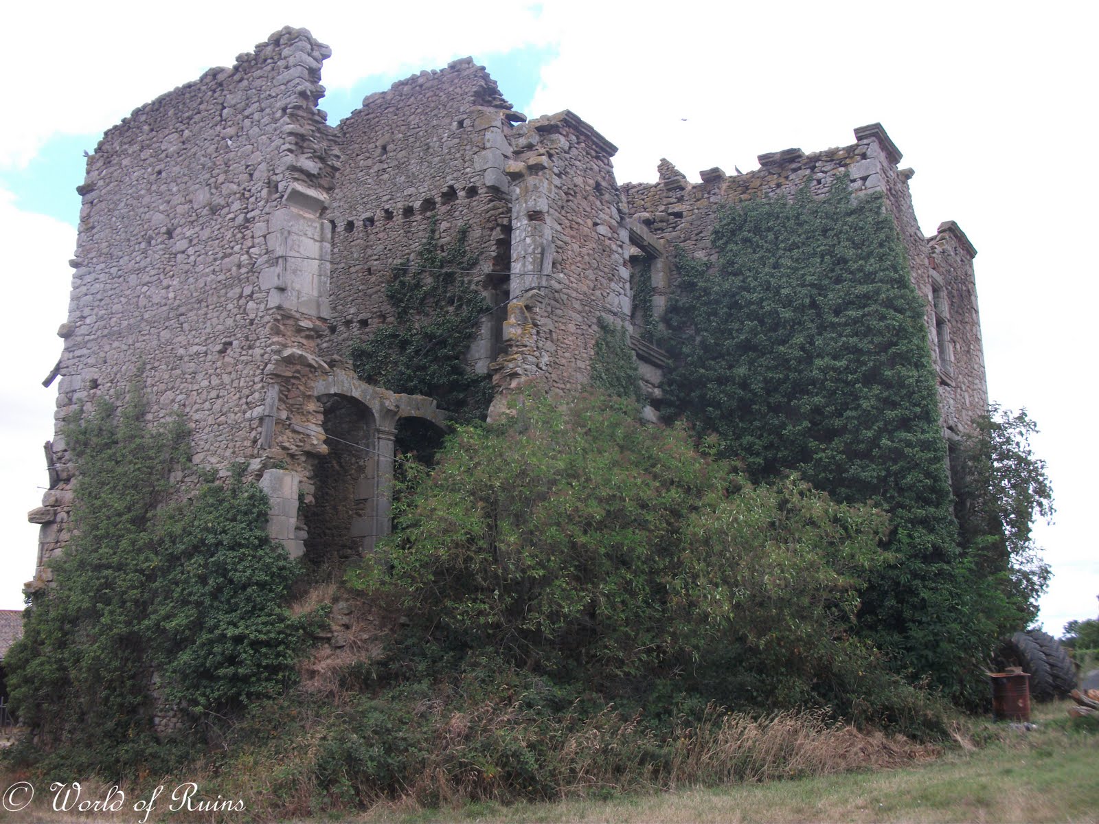 World of Ruins: Ruines du Château de la Gimonière (Le Longeron, Maine ...