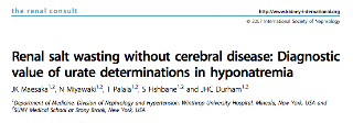 Renal salt wasting as a cause of hyponatremia – Precious Bodily Fluids