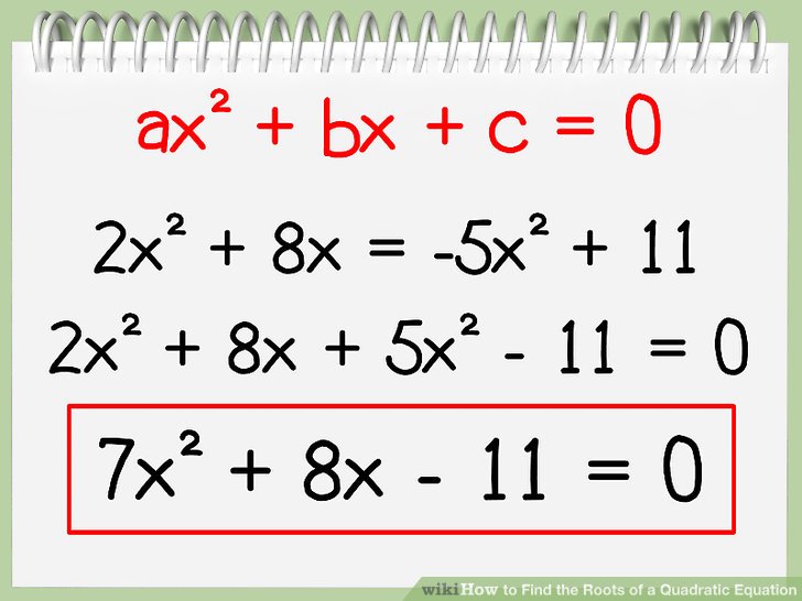 define quadratic equation and methods to solve the quadratic equation ...