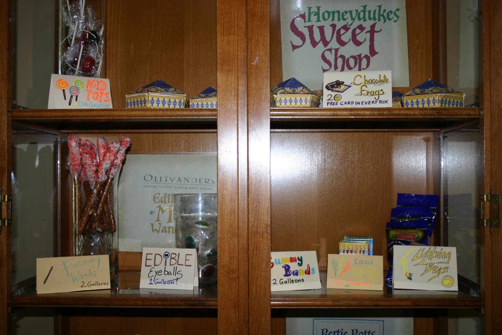 Puddle Wonderful Learning: Harry Potter Party: Honeydukes Sweet Shop ...