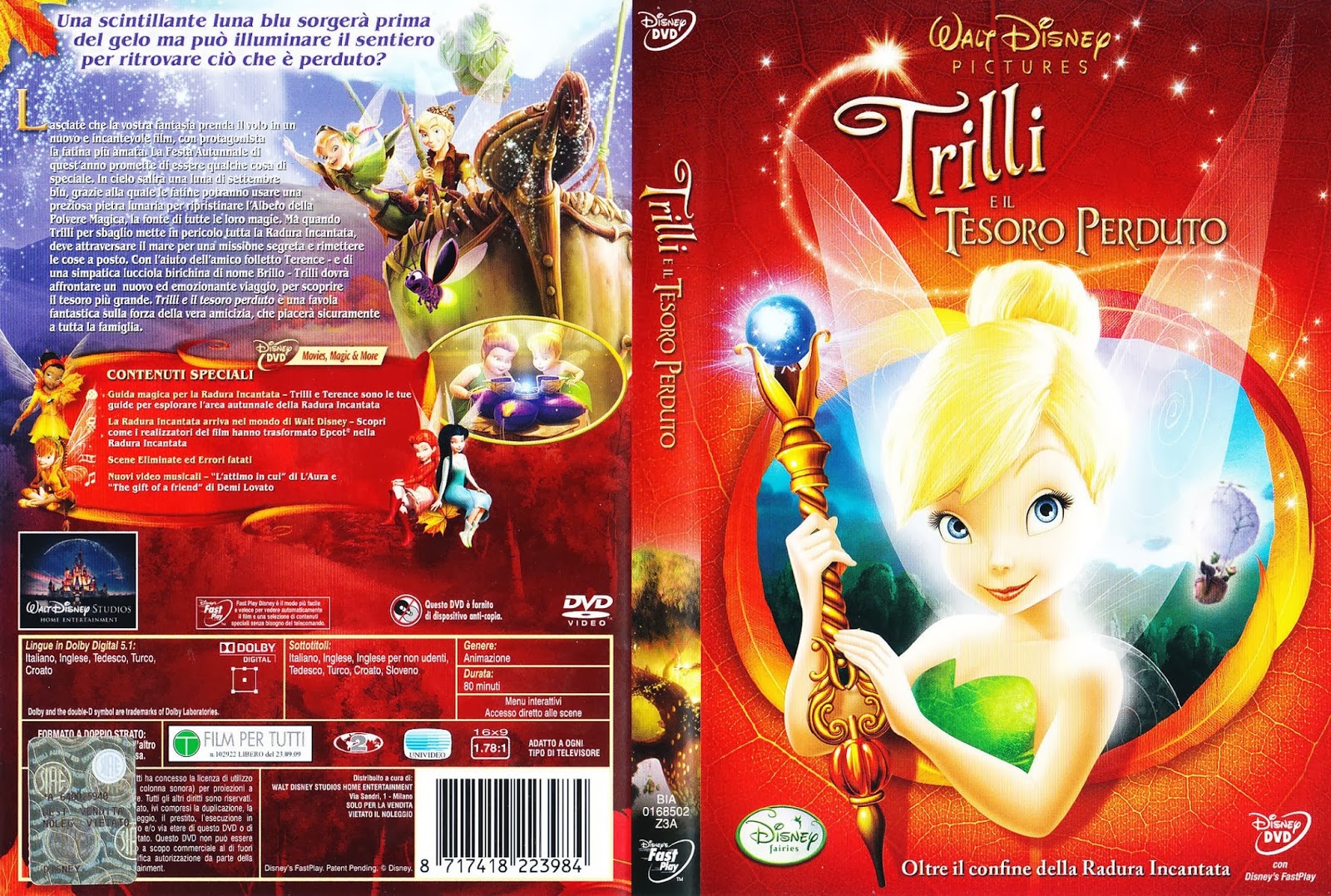 Disney Animazione: Trilli e il Tesoro Perduto - DVD