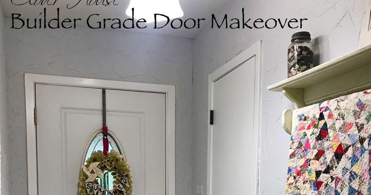 Clover House: Builder Grade Door Makeover - Saving