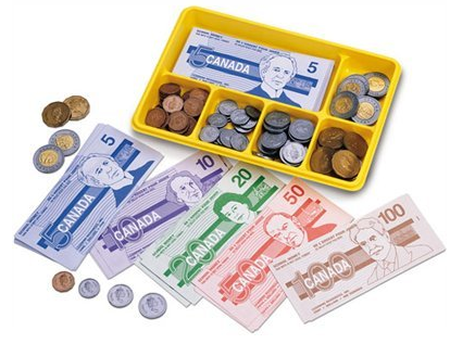 Currency Learning Materials At Home, FREE Canadian & American Currency ...