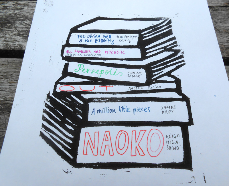 Louise Norman: Custom Book Stack Print