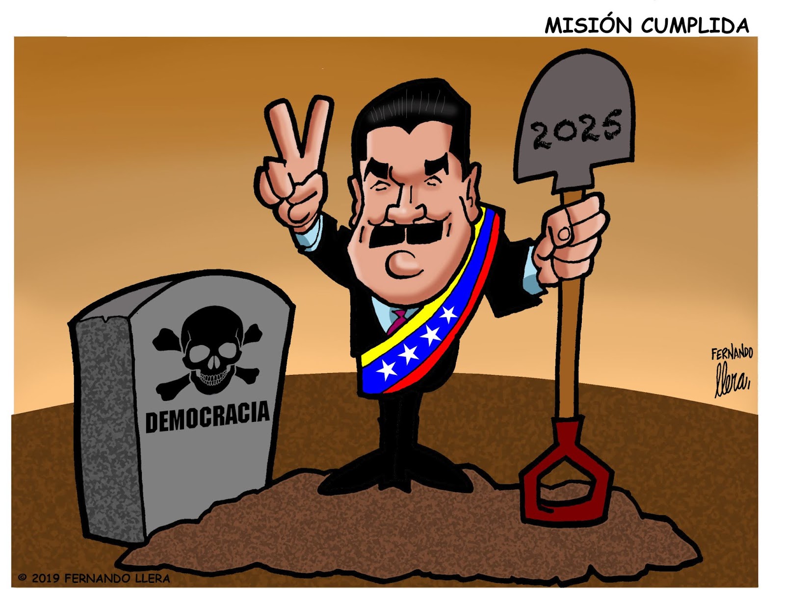 Fernando Llera Blog Cartoons: Venezuelan President Maduro Begins Second ...