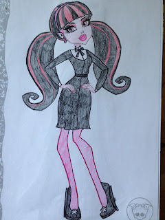Monster High News: Monster High Drawings part 1!