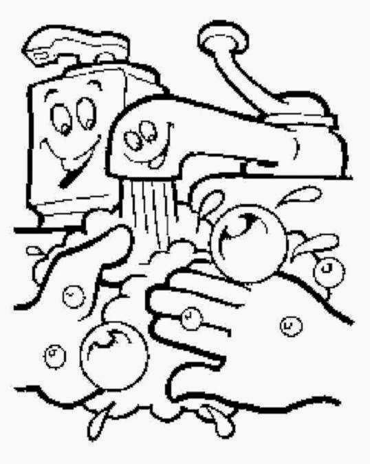 Infection Prevention Coloring Page Coloring Pages
