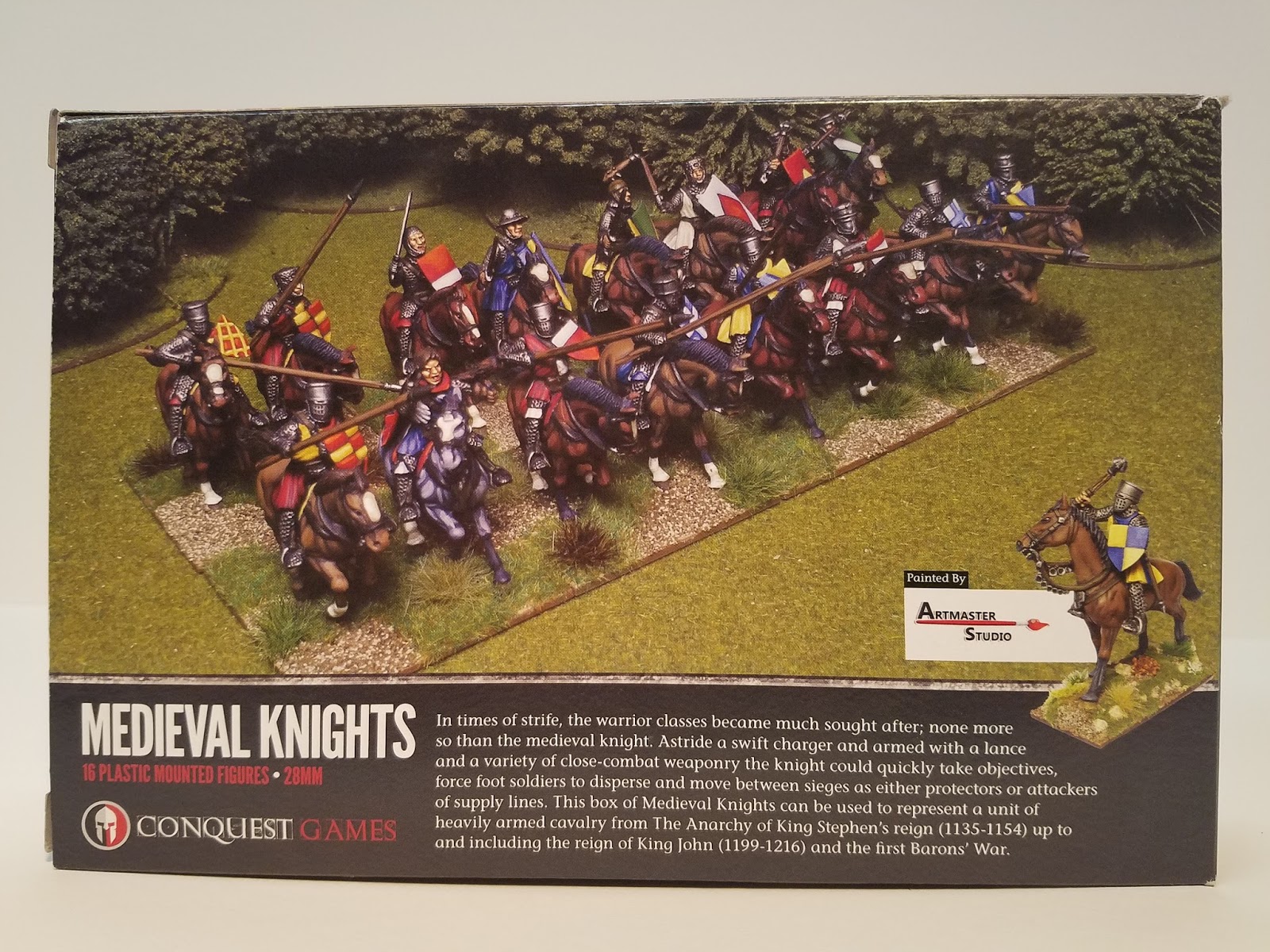 Anton's Wargame Blog: Conquest Miniatures Medieval Knights