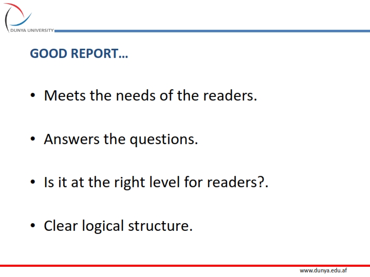 How to write a useful report - Study | Learn | Success