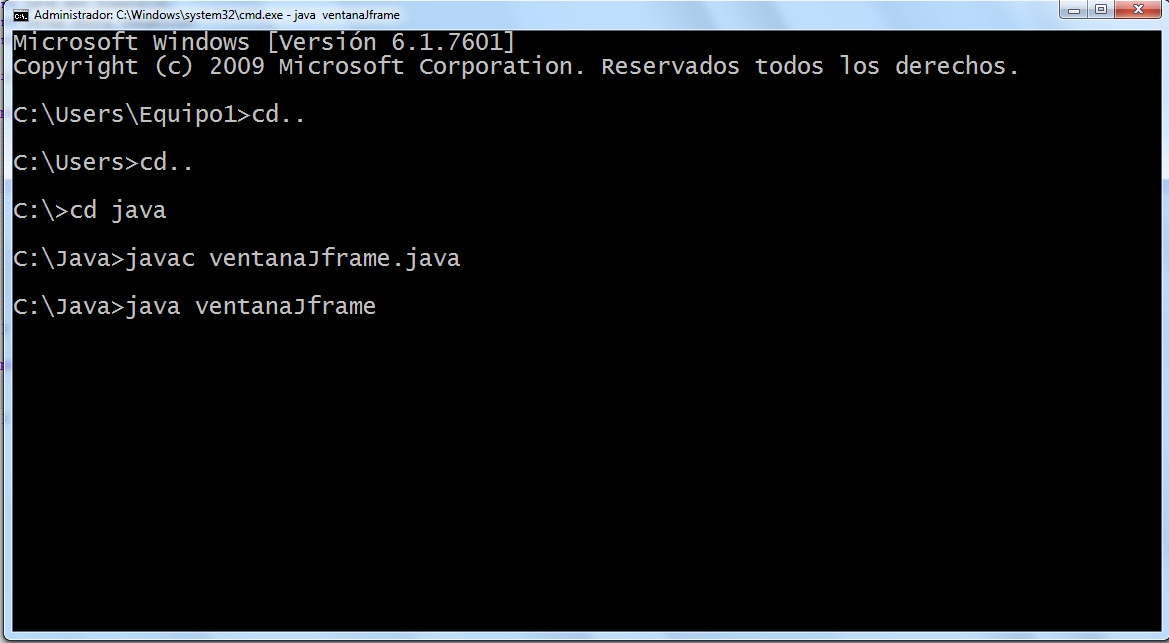 alejandrojava: Crear un ventana en Java