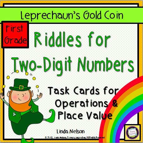 Primary Inspiration: Gold Coins Math Freebie for St. Patrick's Day